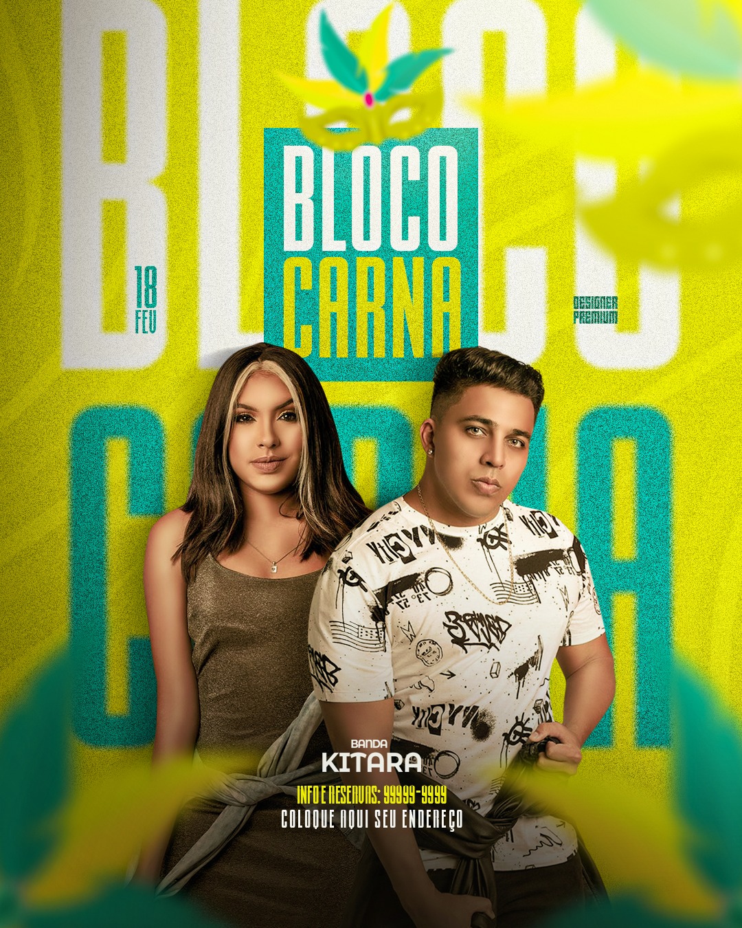 PSD BLOCO CARNA - Plataforma Designer Premium