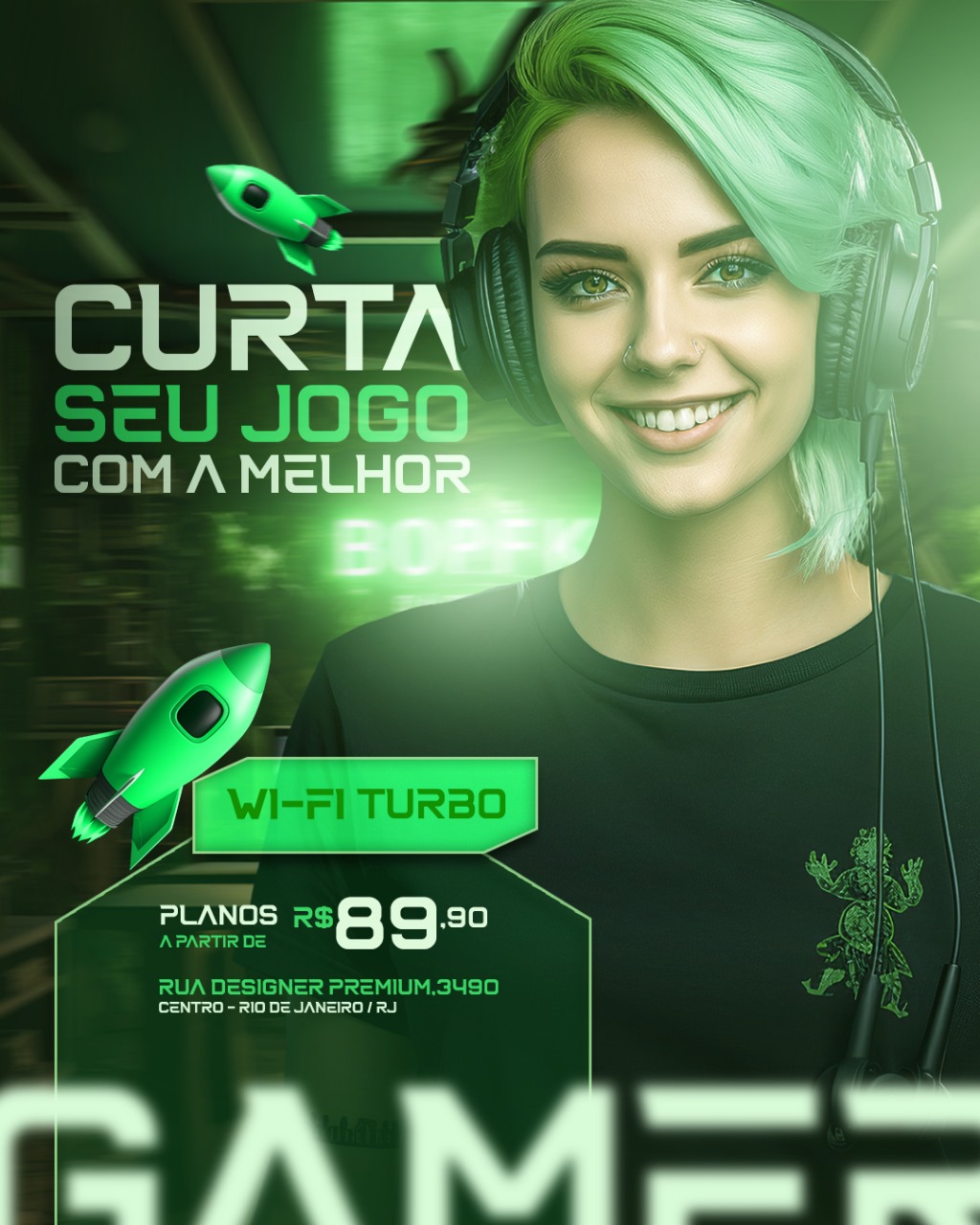 PSD GAMER - Plataforma Designer Premium