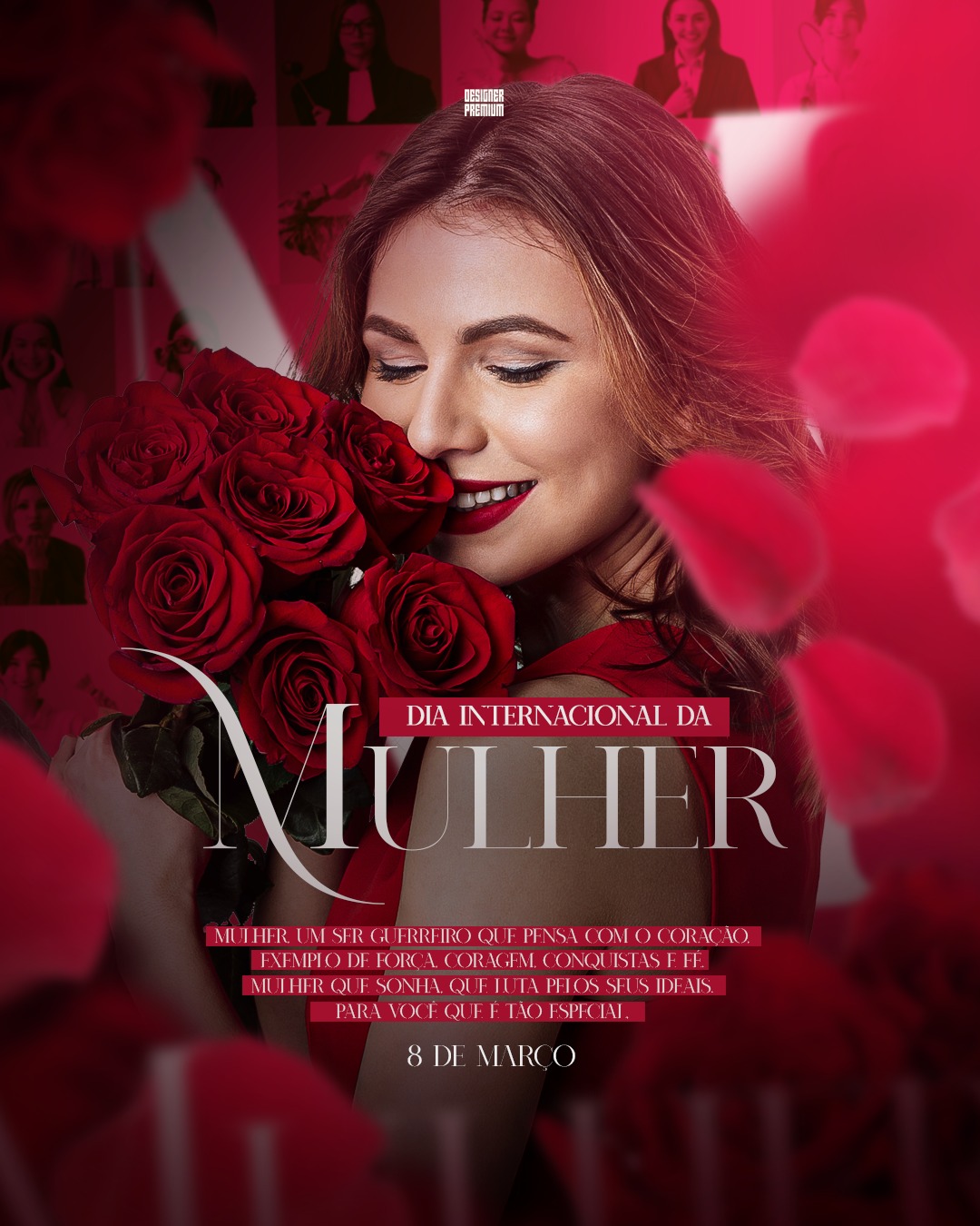 PSD DIA INTERNACIONAL DA MULHER - Plataforma Designer Premium