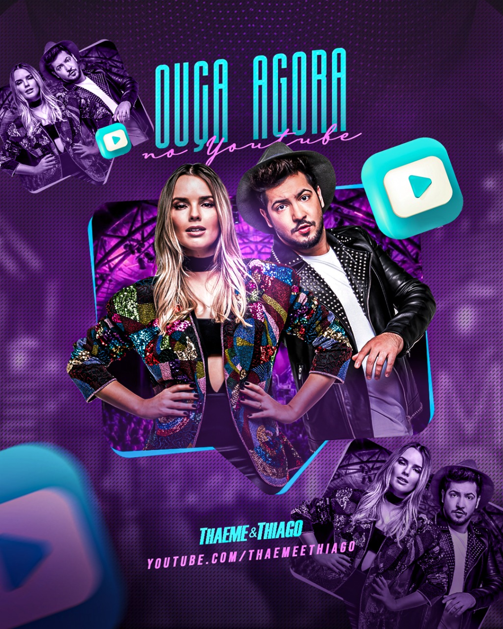 PSD OUÇA AGORA NO YOUTUBE - Plataforma Designer Premium