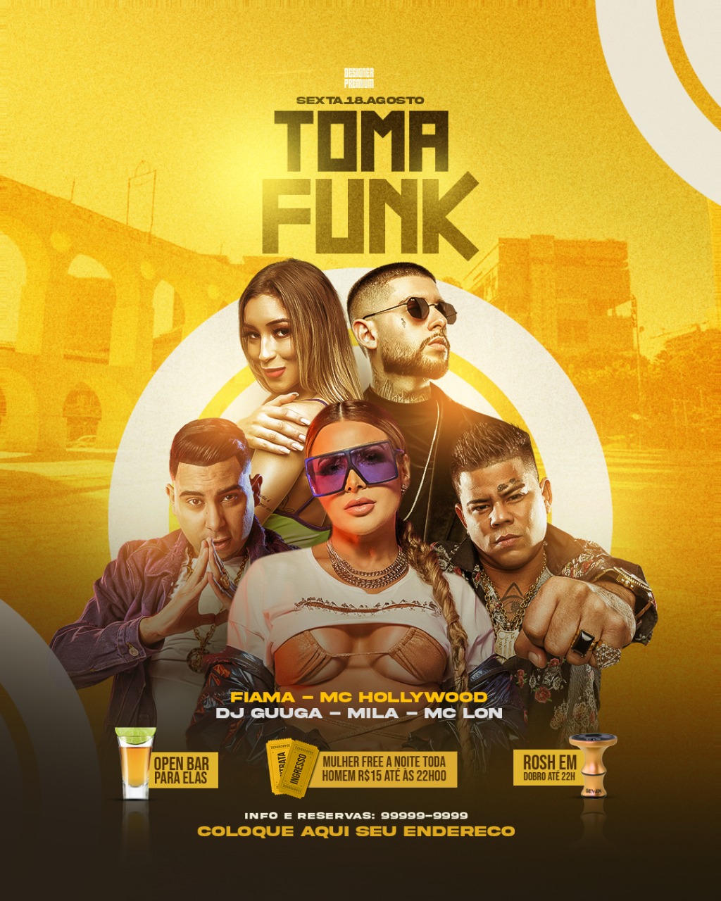 PSD TOMA FUNK - Plataforma Designer Premium