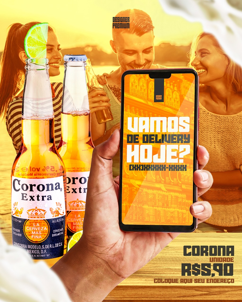 PSD VAMOS DE DELIVERY - Plataforma Designer Premium